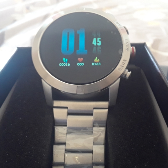 Accessories | Stainless Steel Smart Watch Android And Apple | Poshmark